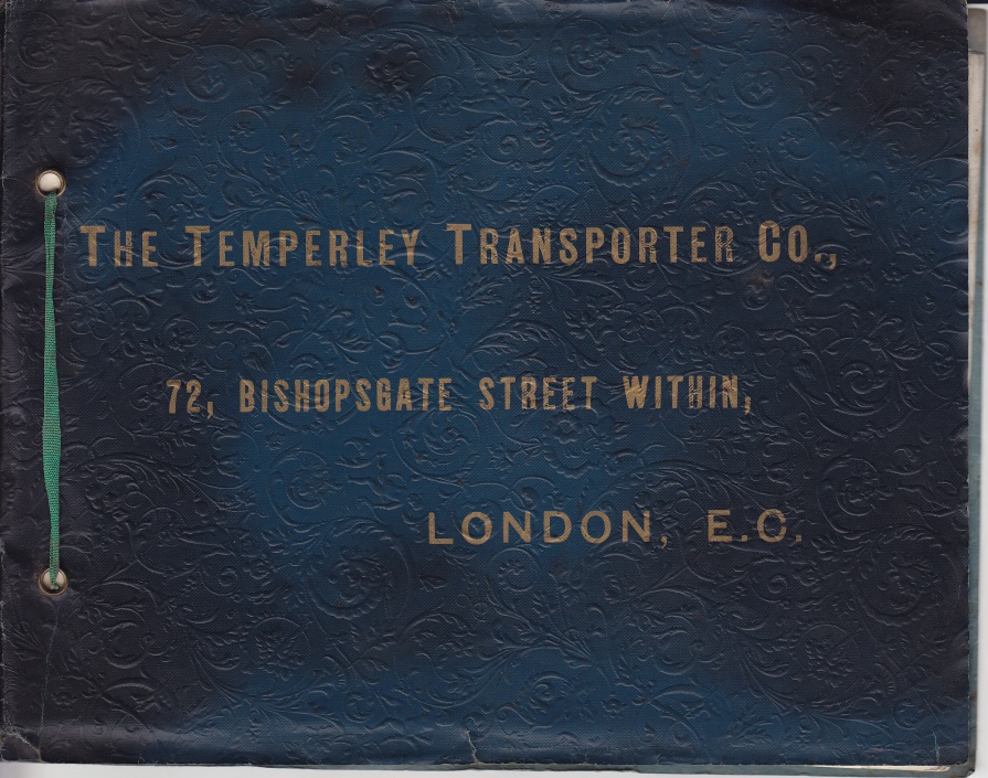 Cat.nr. 1023 The Temperley Transporter Co., London | Antiquariaat ...